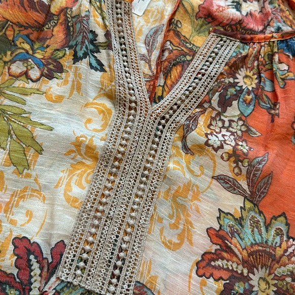 Spense | Tops | Nwt Spense Lace Trimmed Vneck Blouse | Poshmark